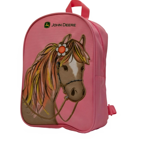 John Deere | Accessories | John Deere Pink Toddler Horse Backpack ...